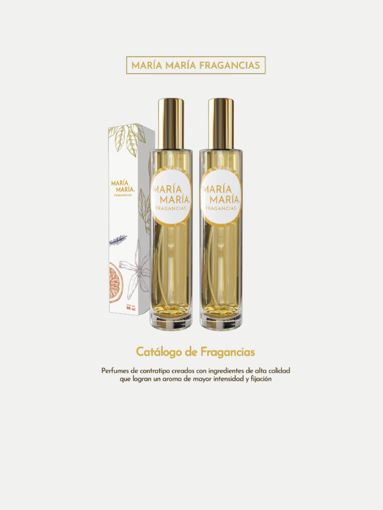 Catálogo María María Fragancias GEMA | PDF | Perfume | Perfumery