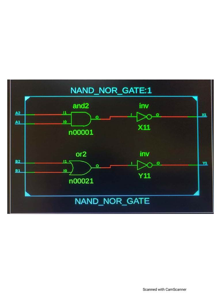 Nand Gate Vlsi Exp 2 | PDF