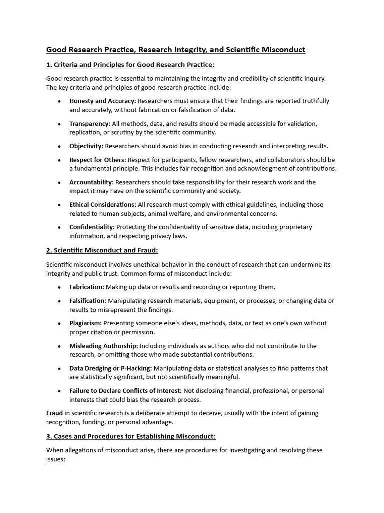 Good Research Practice Unit-3 RM | PDF | Plagiarism