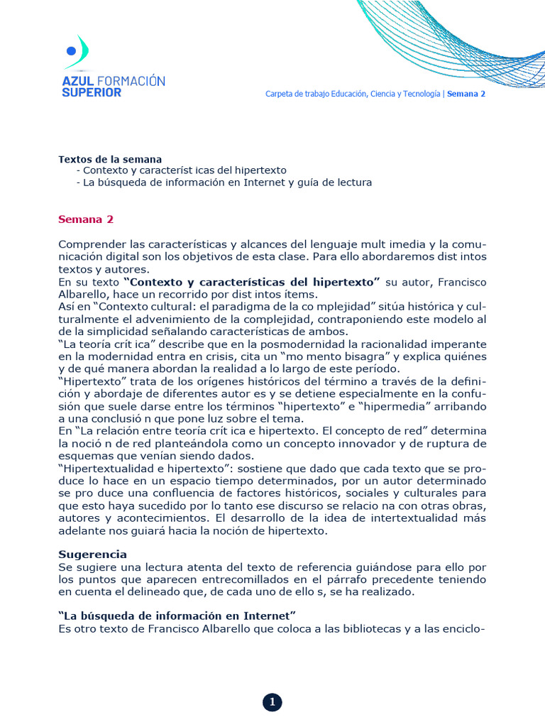 unidad-2a | PDF | Hipertexto | Internet