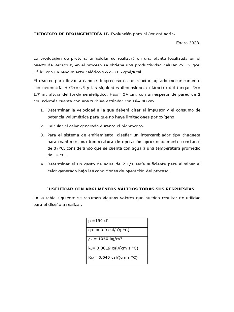 ejercicio ram calor | PDF