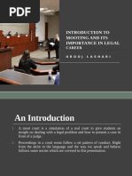Moot Court Opening Statement Guide | PDF | Judge | Judiciaries