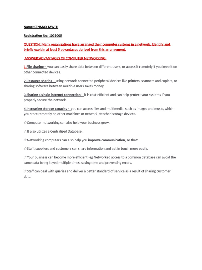 Comp Networking Faith.! | PDF