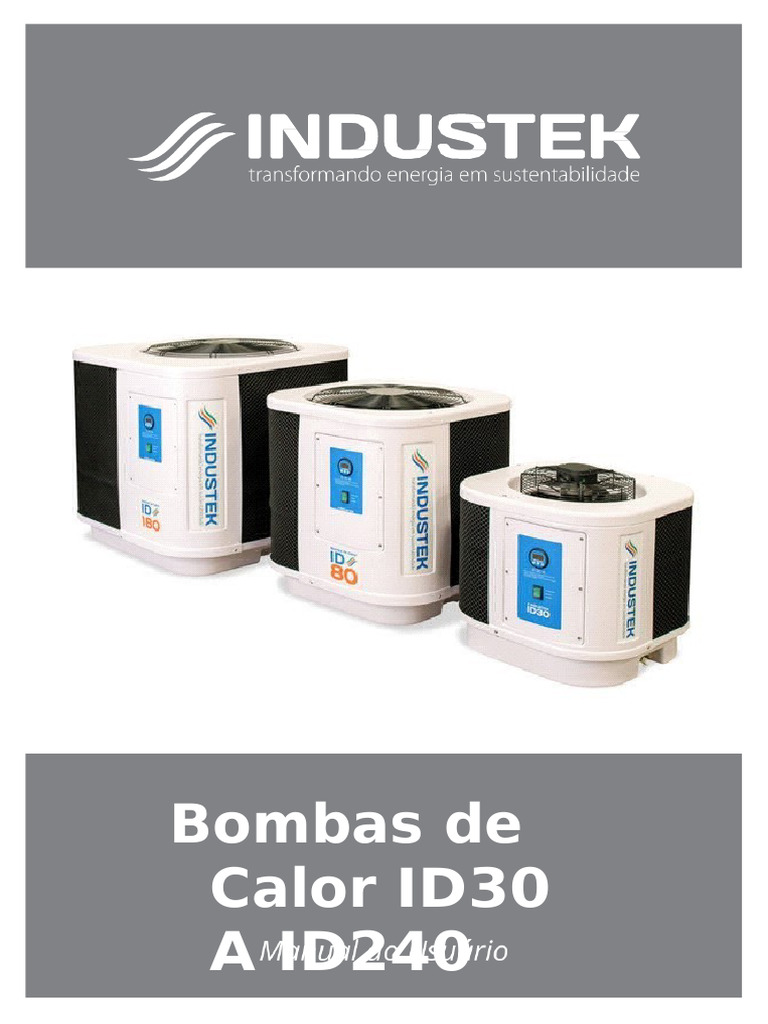 Manual de Instalação da Bomba de Calor ID30 | PDF | Calor | Temperatura