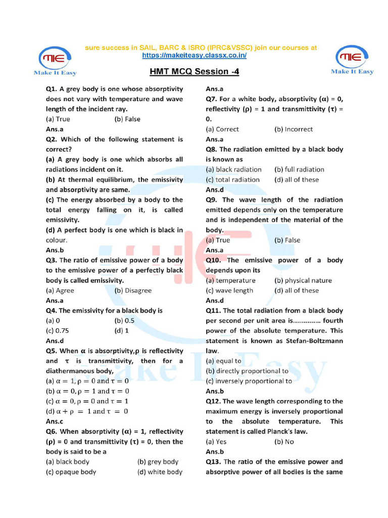 053) (RRB JE MCQ) (HMT RRB MCQ) HMT Basic MCQ 4 PDF | PDF
