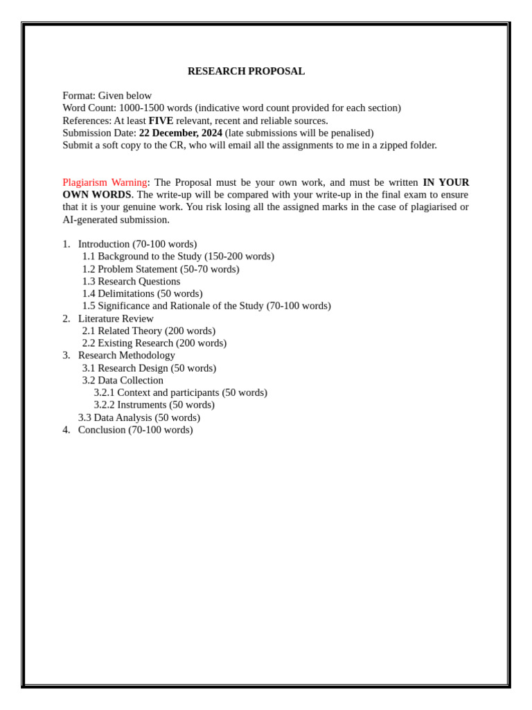 Assignment-Research_Proposal | PDF