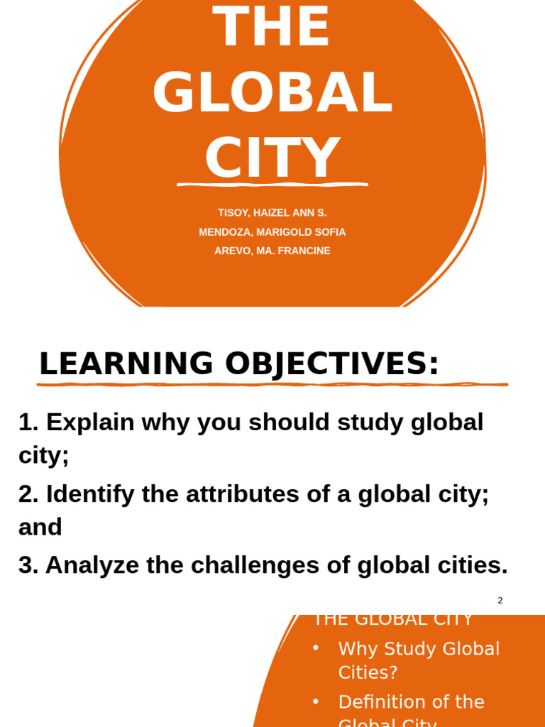 The Global City | PDF | Globalization | Economies
