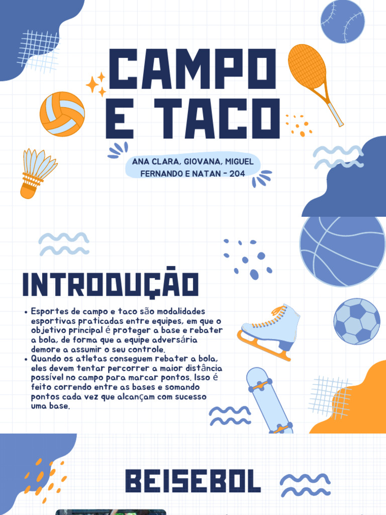 Blue and Yellow Abstract Sport Trivia Quiz Presentation PDF | PDF ...