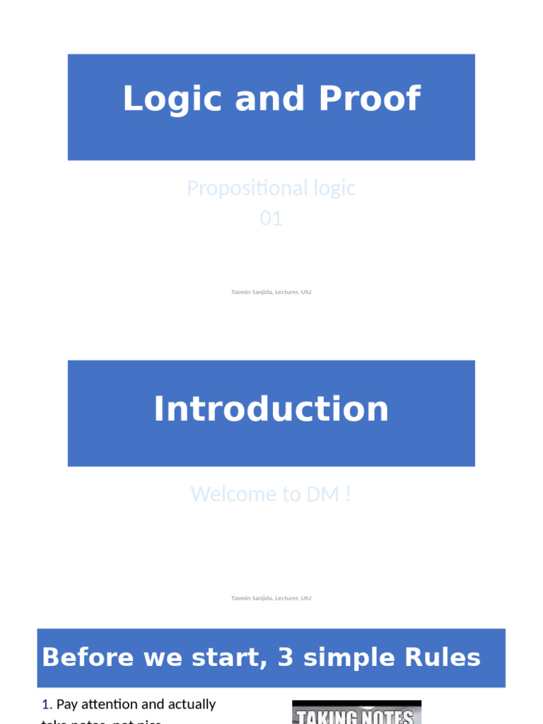 Discrete Math for CSE Students | PDF | Logic | Proposition