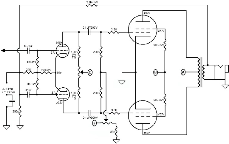 Tube Amp Output Schematic | PDF