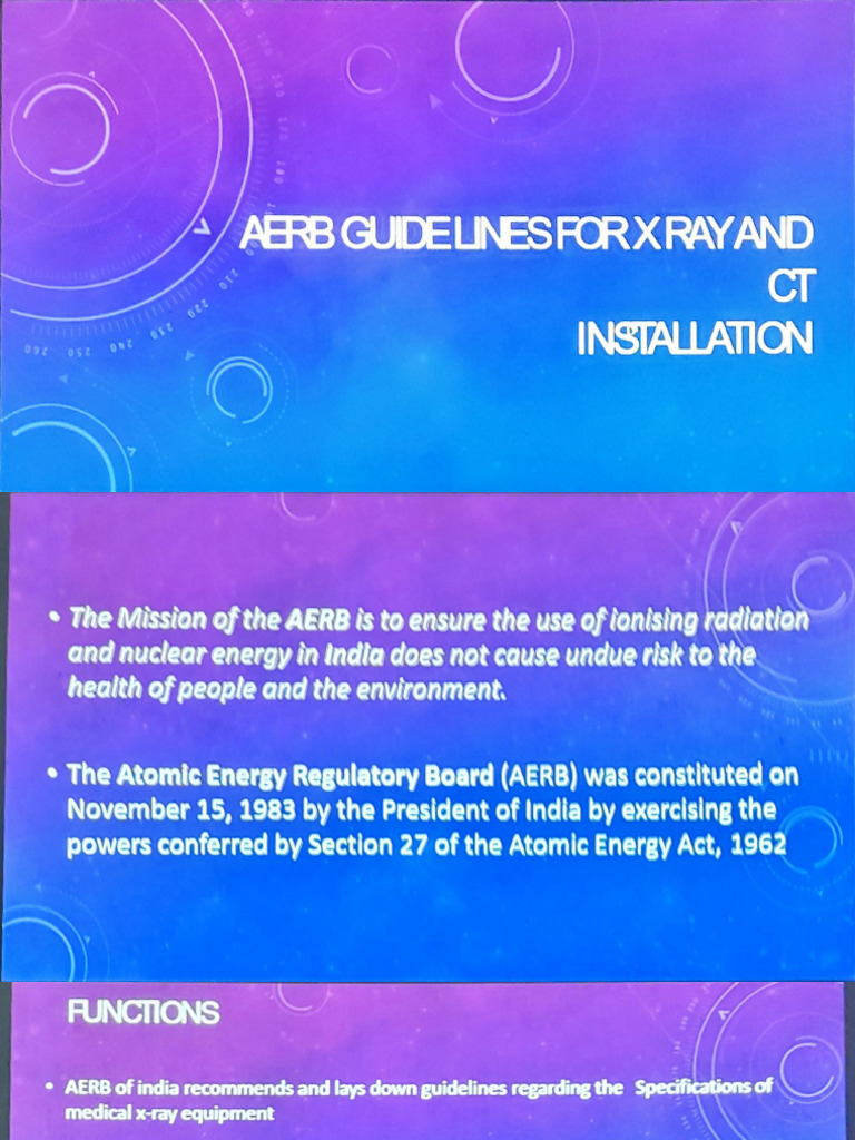 AERB Guideline | PDF