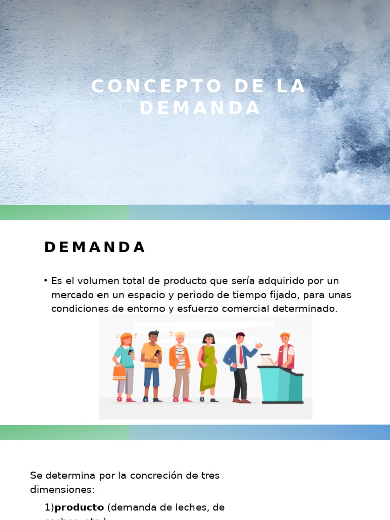 Concepto y Estados de la Demanda | PDF | Precios | Mercado (economía)