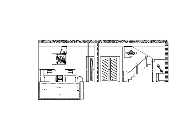 swimming pool + lobby section | PDF swimming pool + lobby section | PDF
