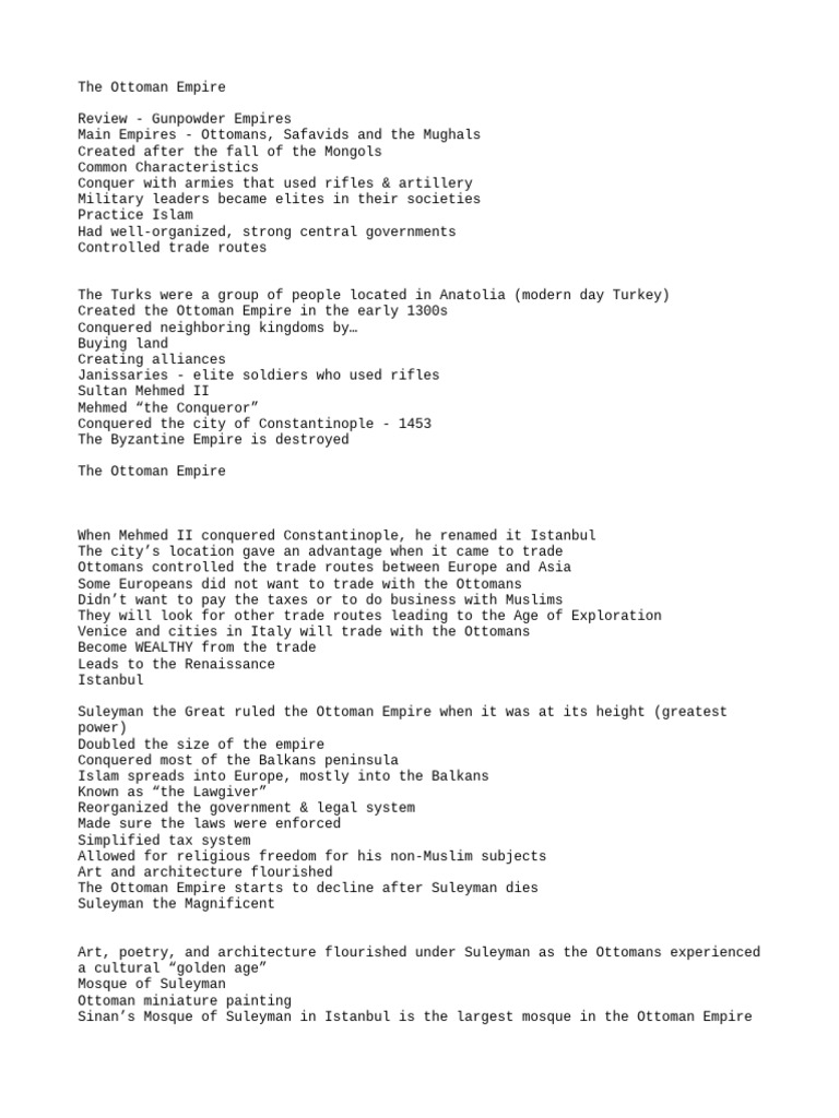 Mehmed II and the Ottoman Empire's Rise | PDF | Ottoman Empire