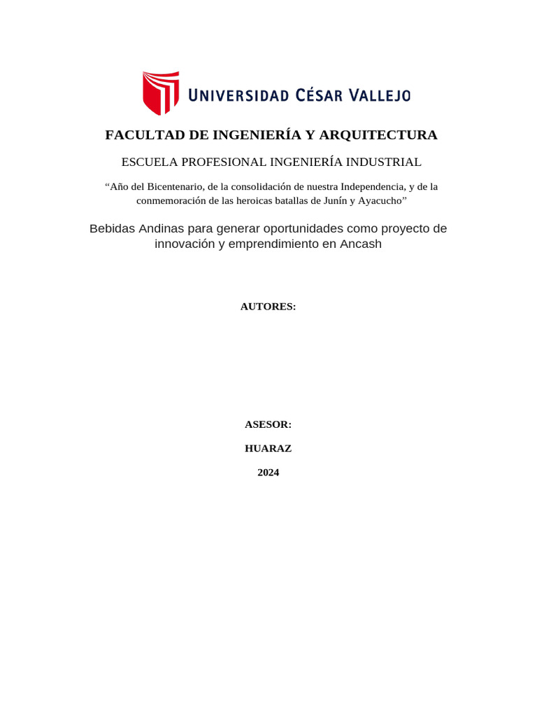 Poryecto de Investigacion Herramientas | PDF | Bebida | Iniciativa ...