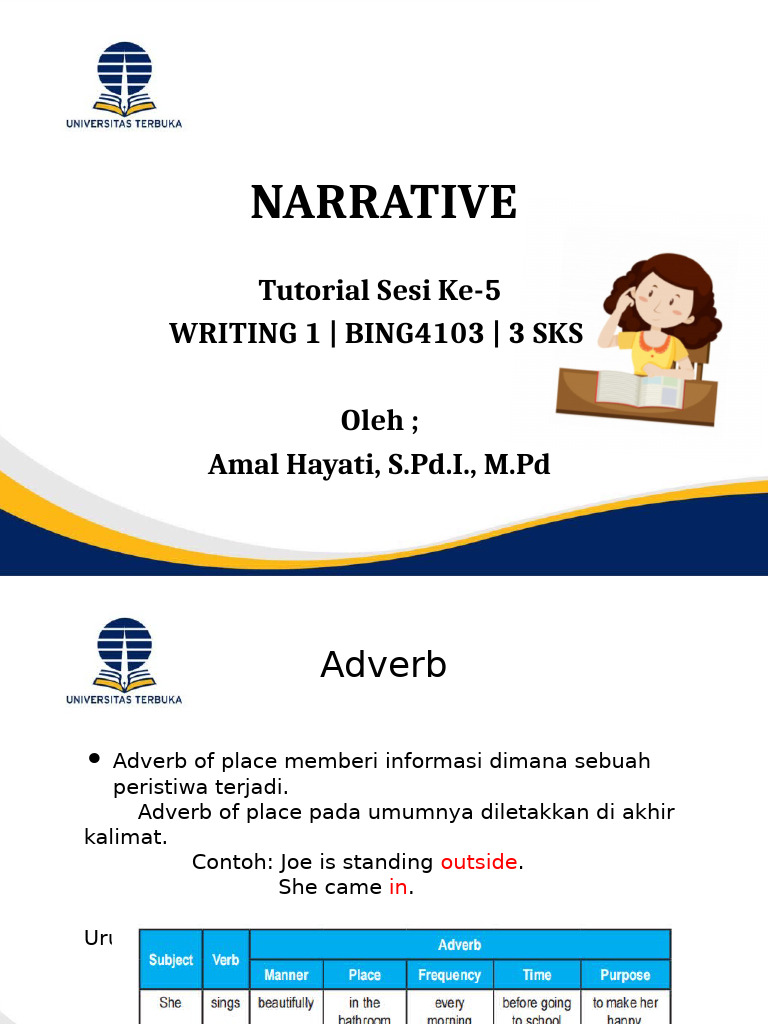 Materi Sesi 5 Writing 1 | PDF
