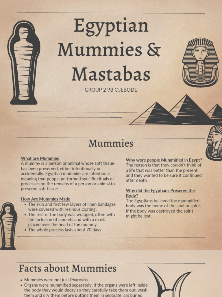 Egyptian Mummies by Slidesgo | PDF | Mummy | Ancient Egyptian Religion