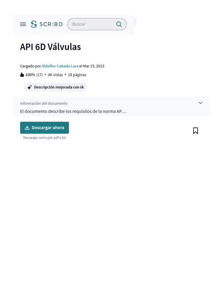 API 6D Válvulas - PDF - Plomería - Tecnologías de Gas | PDF