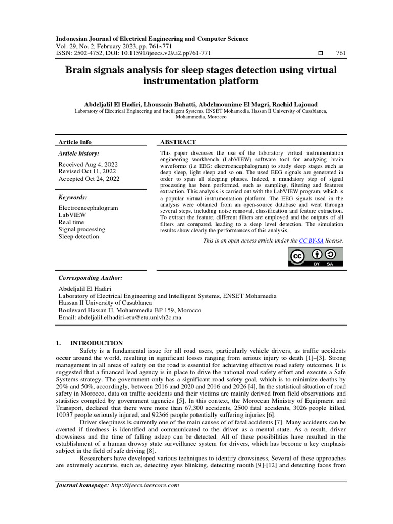 Brain Signals Analysis for Sleep Stages | PDF | Electroencephalography | Spectral Density
