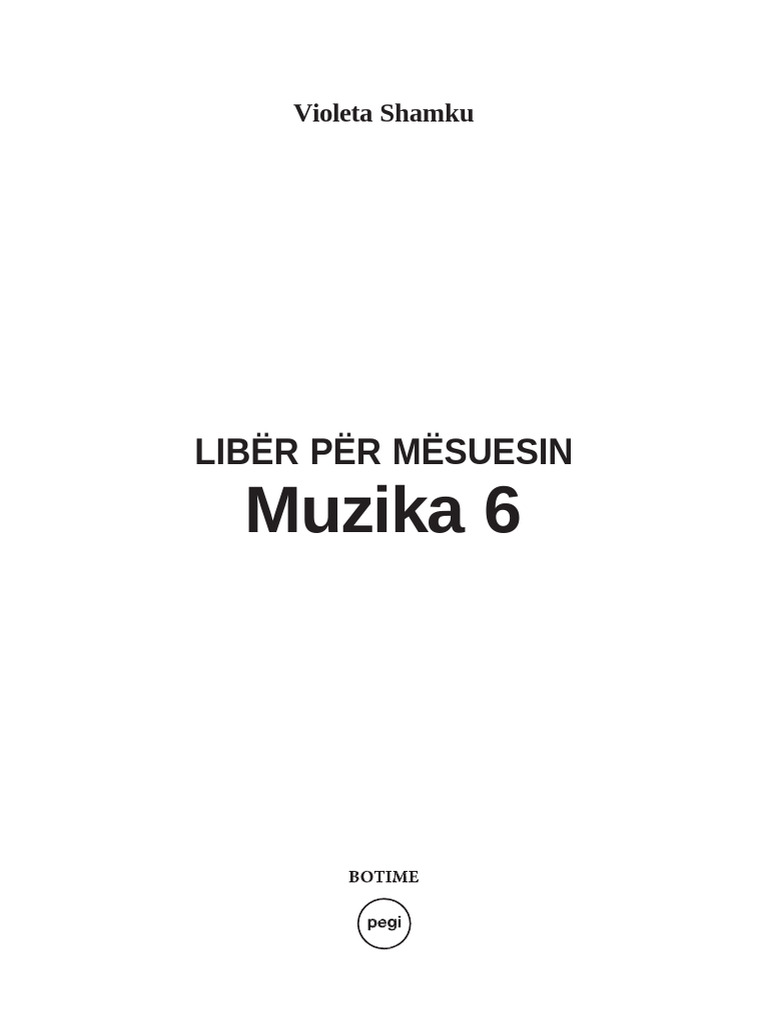 Muzika 6 | PDF