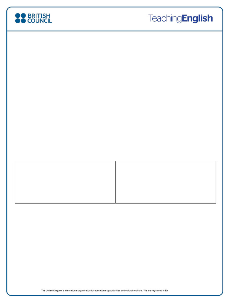 Telling A Story StudentWorksheet | PDF