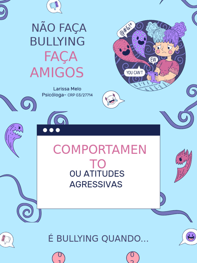 Não Faça Bullying, Faça Amigos | PDF
