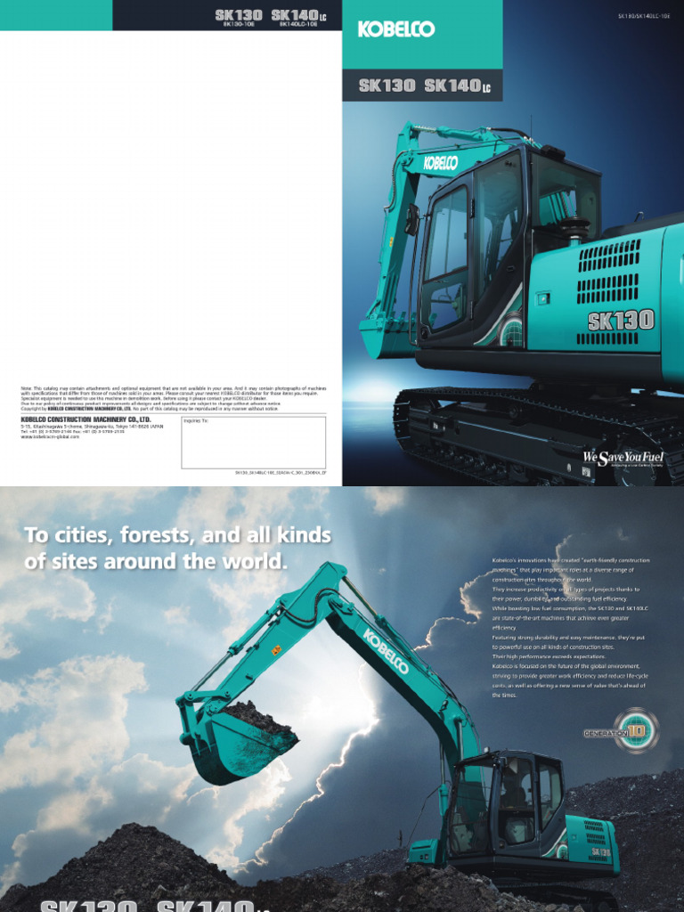 Kobelco 130 - 10e | PDF