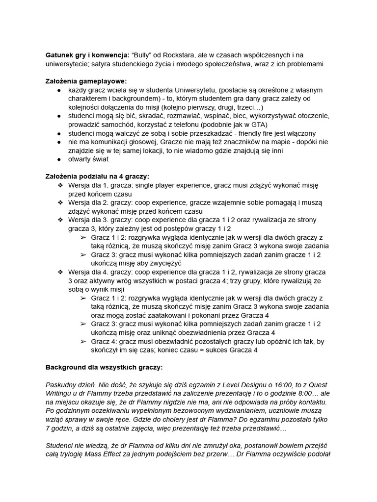 Quest Writing - Multi Na 4 Graczy | PDF