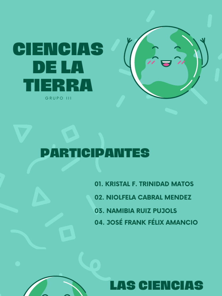 Ciencia de La Tierra Definiciones y Relaciones Con Otra Ciencias | PDF