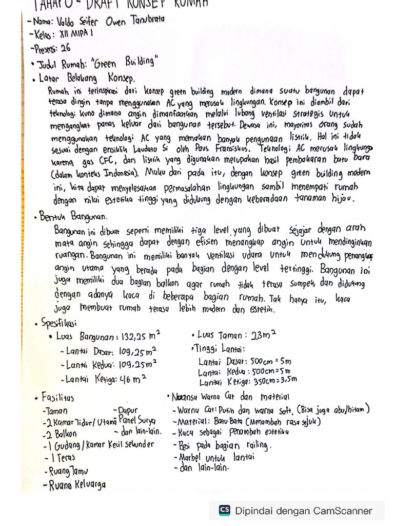 Seni Rupa Tahap 0 - Draft Konsep Rumah | PDF