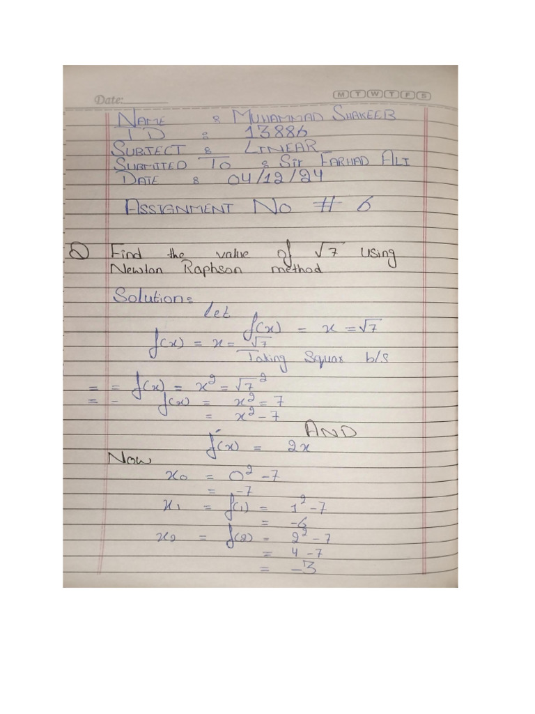 Assignment 6 Linear | PDF