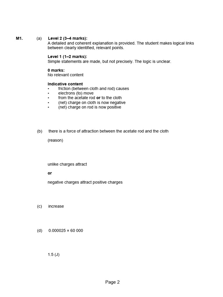 Static Electricity 1 MS | PDF | Electric Charge | Electricity