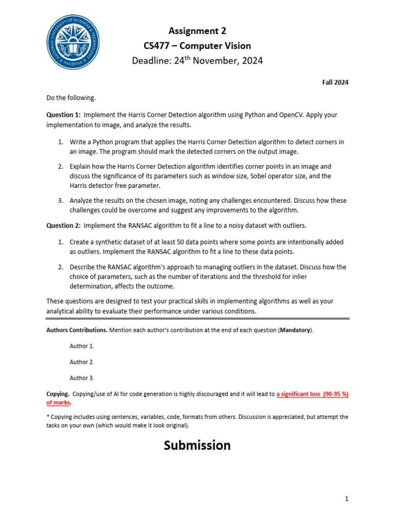 CS477_Assignment_2 | PDF | Computer Science | Computer Programming