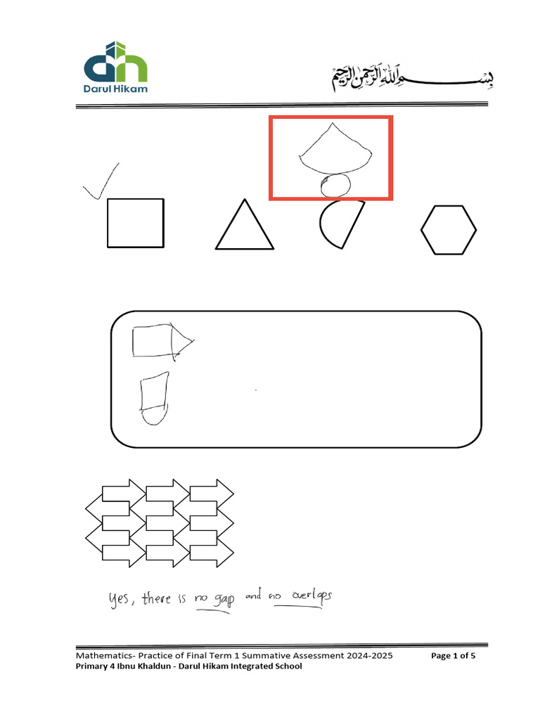 Latihan Final P4 | PDF | Shape | Area