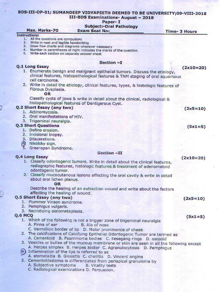 3RD BDS - 2018 | PDF