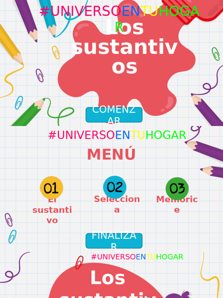 Sustantivos, Común y Propio | PDF | Vocabulario | Morfología