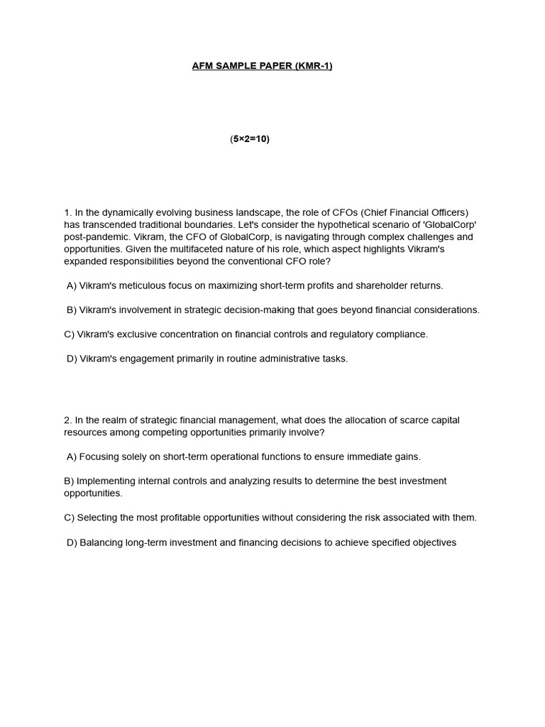 Afm Sample Kmr-1 | PDF | Investment Fund | Bonds (Finance)