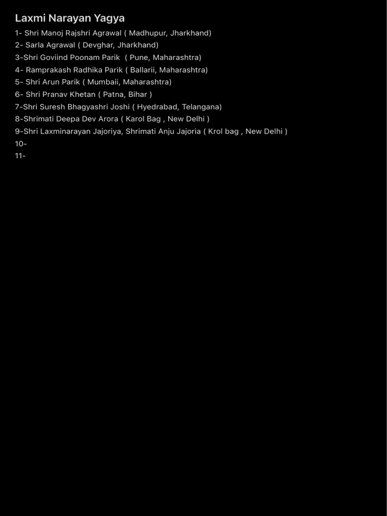 Laxmi Narayan Yagya 2 | PDF