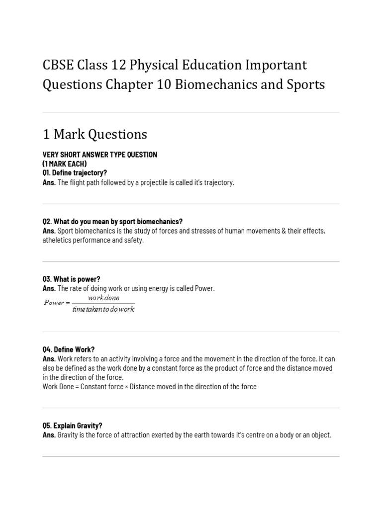 Bio Mechanics 1 | PDF | Rotation Around A Fixed Axis | Running