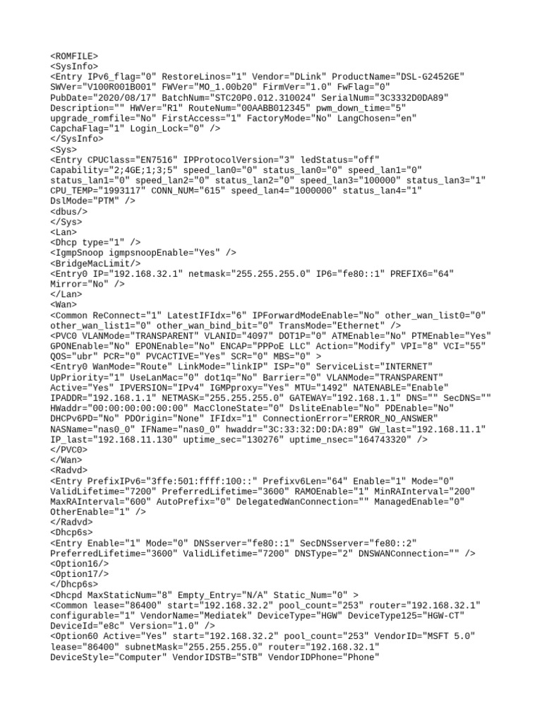 Inwi Router Configuration Overview | PDF