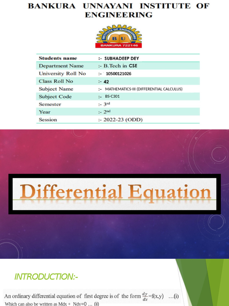 Math Subhadeep Dey 42 | PDF