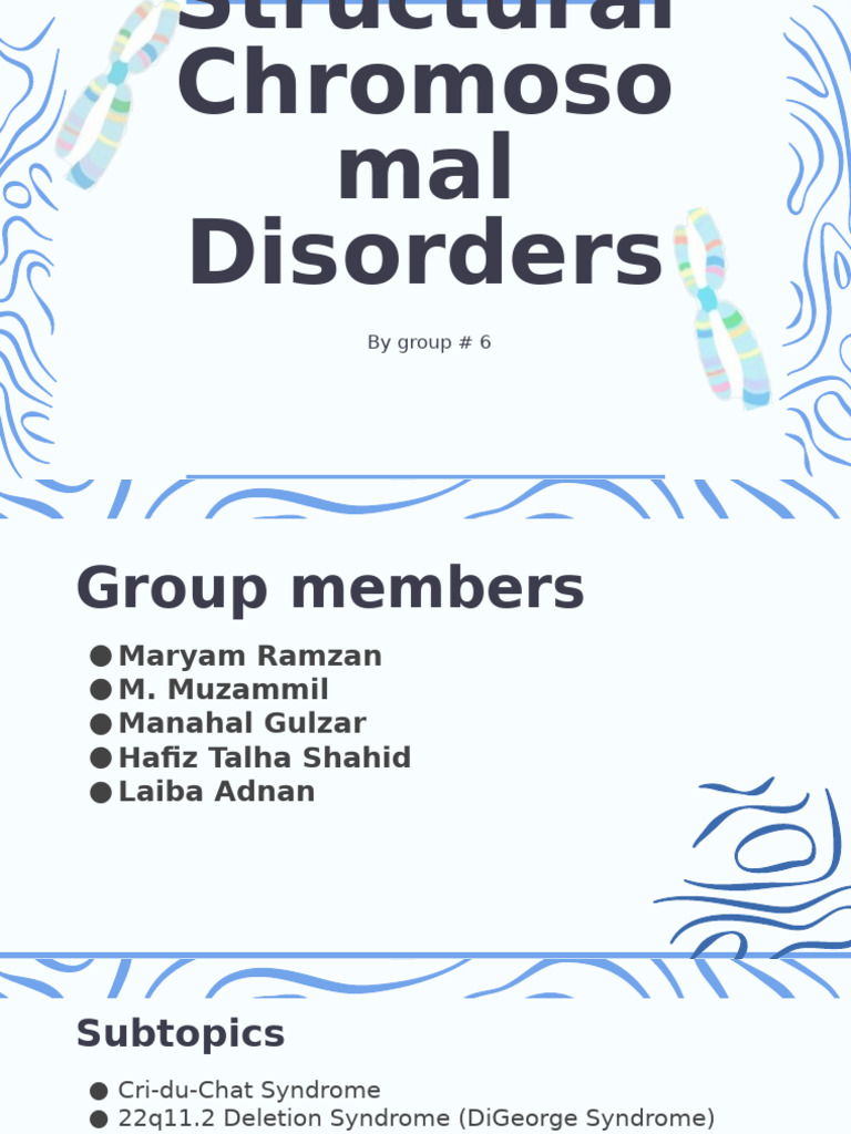 Structural Choromsomal Abnormalities | PDF | Genetic Disorder | Human ...