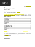 Ad Code Letter Format | PDF | Economies | Financial Services