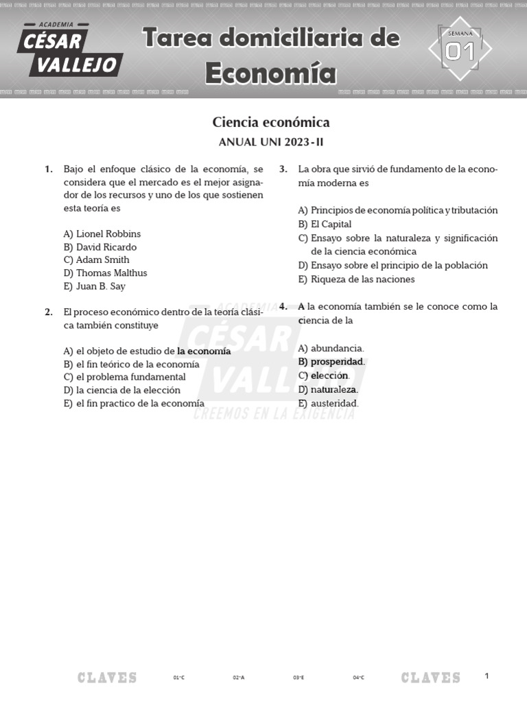 C AUNI Dom Sem01 | PDF