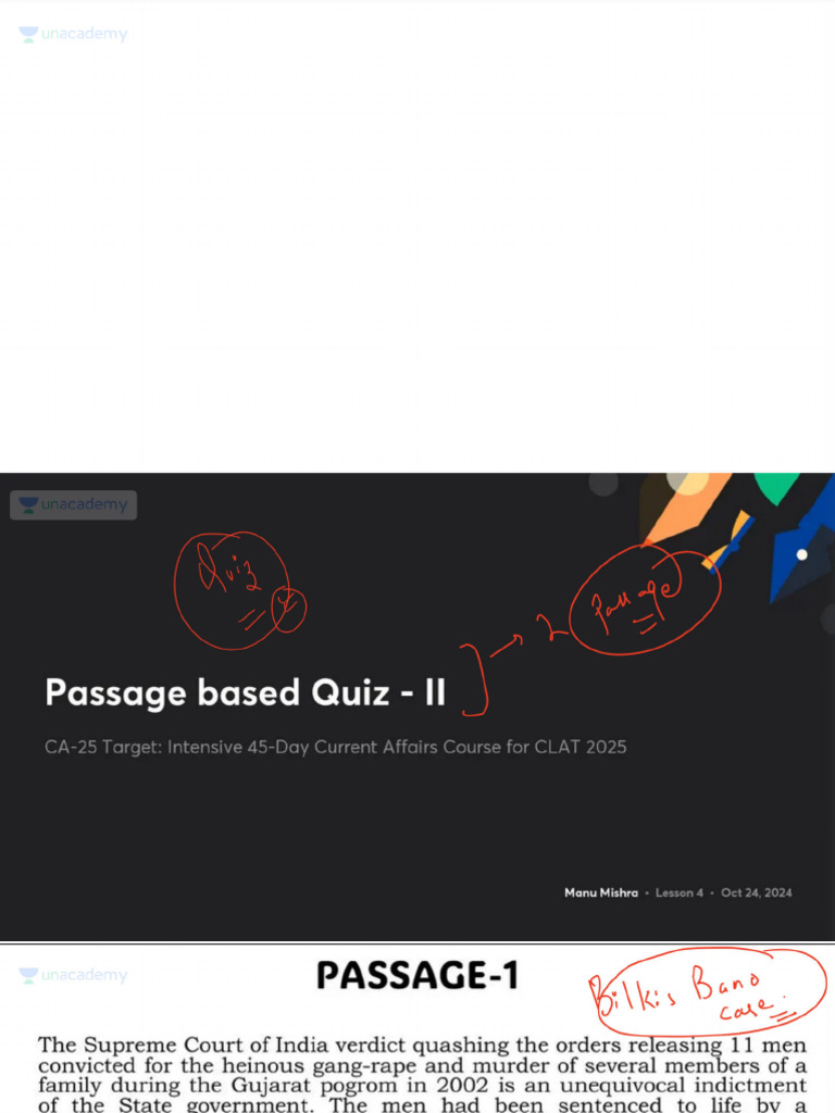 Passage Based Quiz II With Anno | PDF
