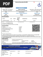 Irctc Sample Ticket Format | PDF | Identity Document | Transport