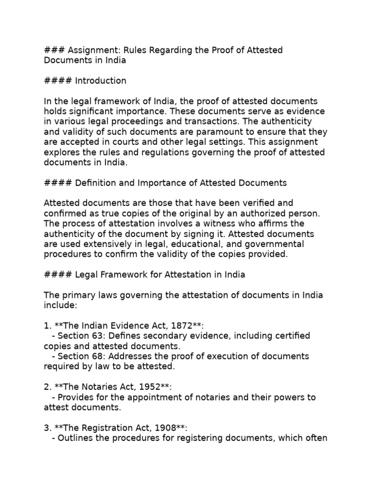 Assignment Rules Regardin | PDF | Evidence (Law) | Notary Public