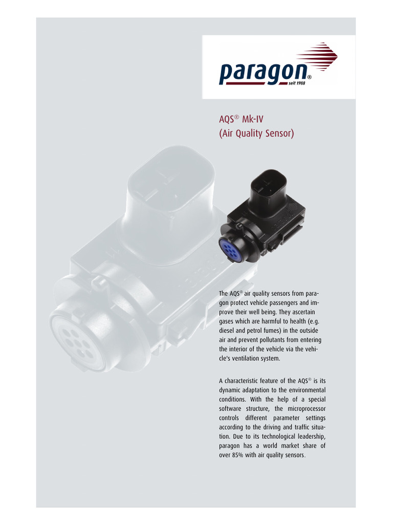 08 15 Data-Sheet AQS MK IV EN | PDF | Air Pollution