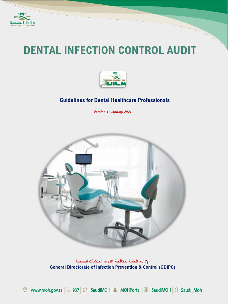 Dental Infection Control Audit Guideline 2021 | PDF | Hospital Acquired ...