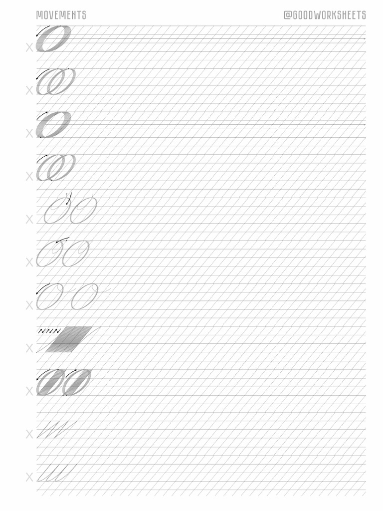 Business Cursive Capital Letters @goodworksheets Uhxfqu | PDF
